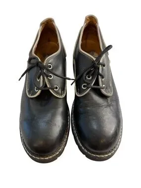 John Fluevog | Shoes | Vintage 9s John Fluevog Safetyvog Chunky Leather ...